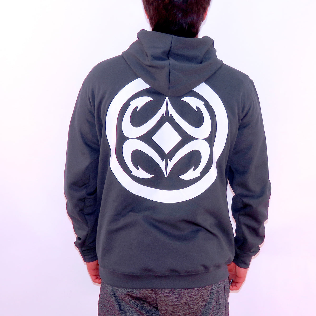 Maui Built Logo Pull Over Hoody Jacket - Charcoal – Maui Built Hawaii
